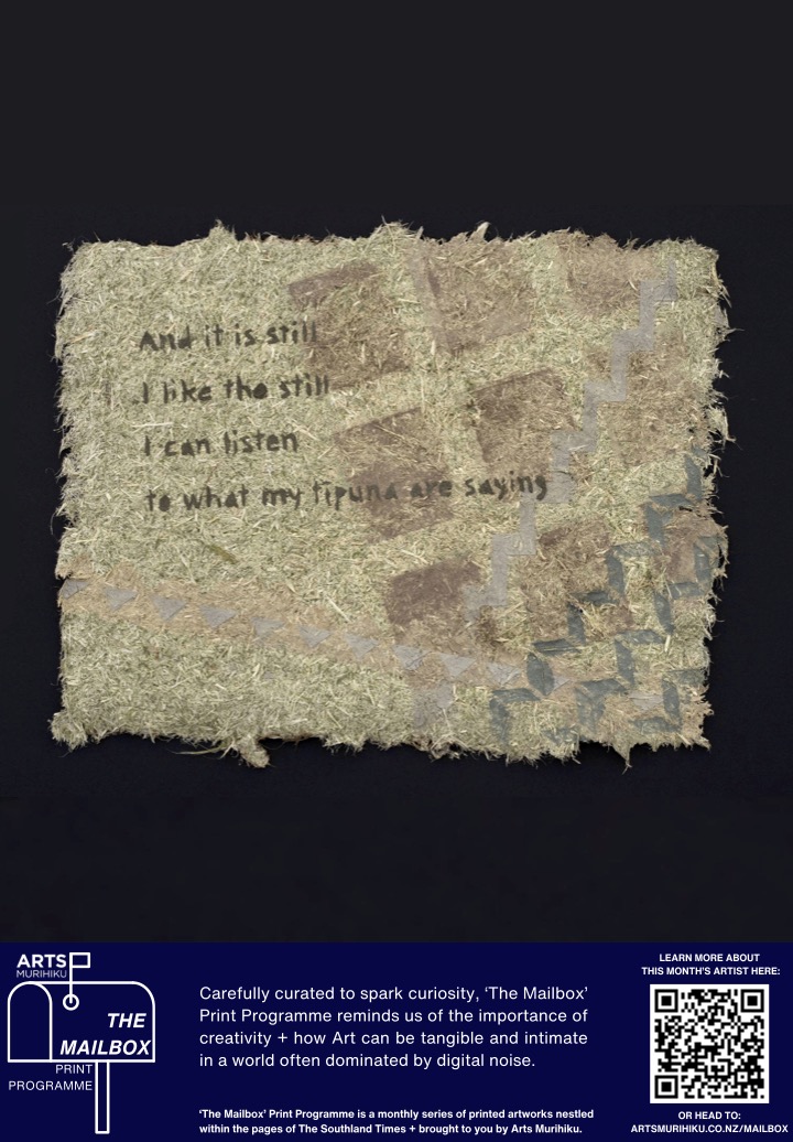 The MAILBOX Print Programme #2 - Arts Murihiku