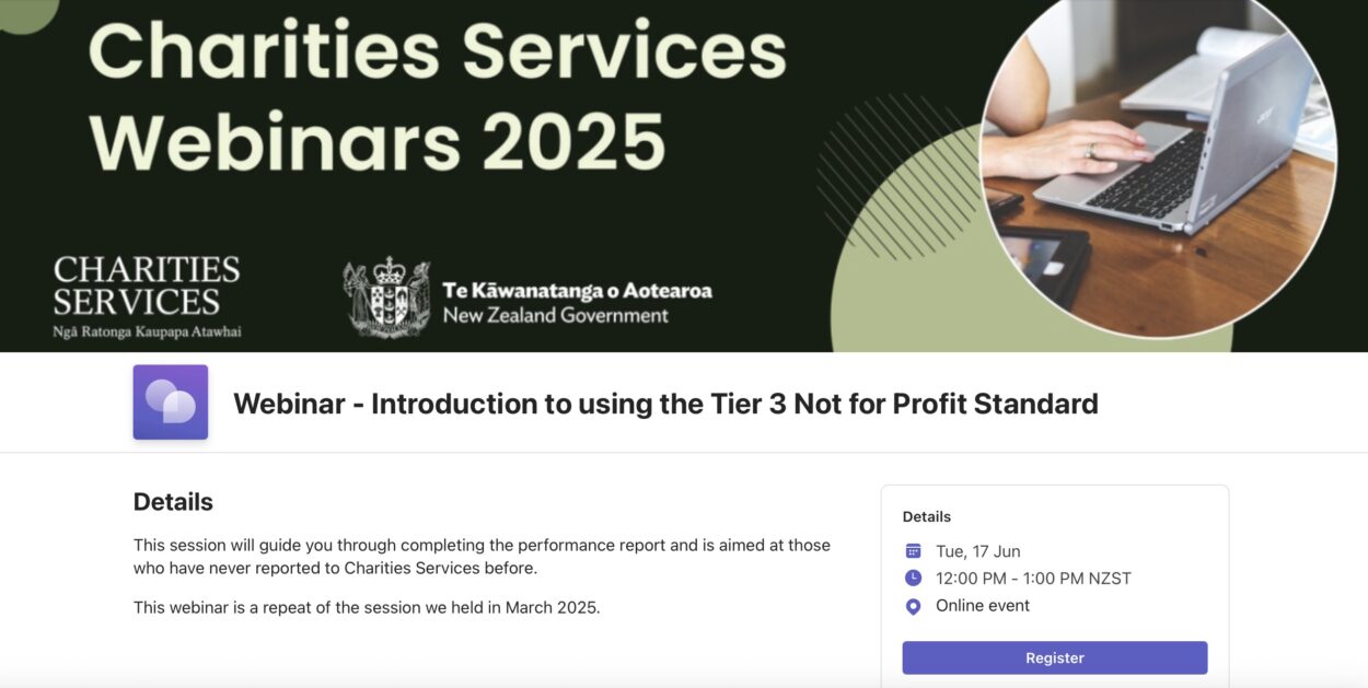 Charity Services -using 3 & 4 Tier Reporting - Arts Murihiku